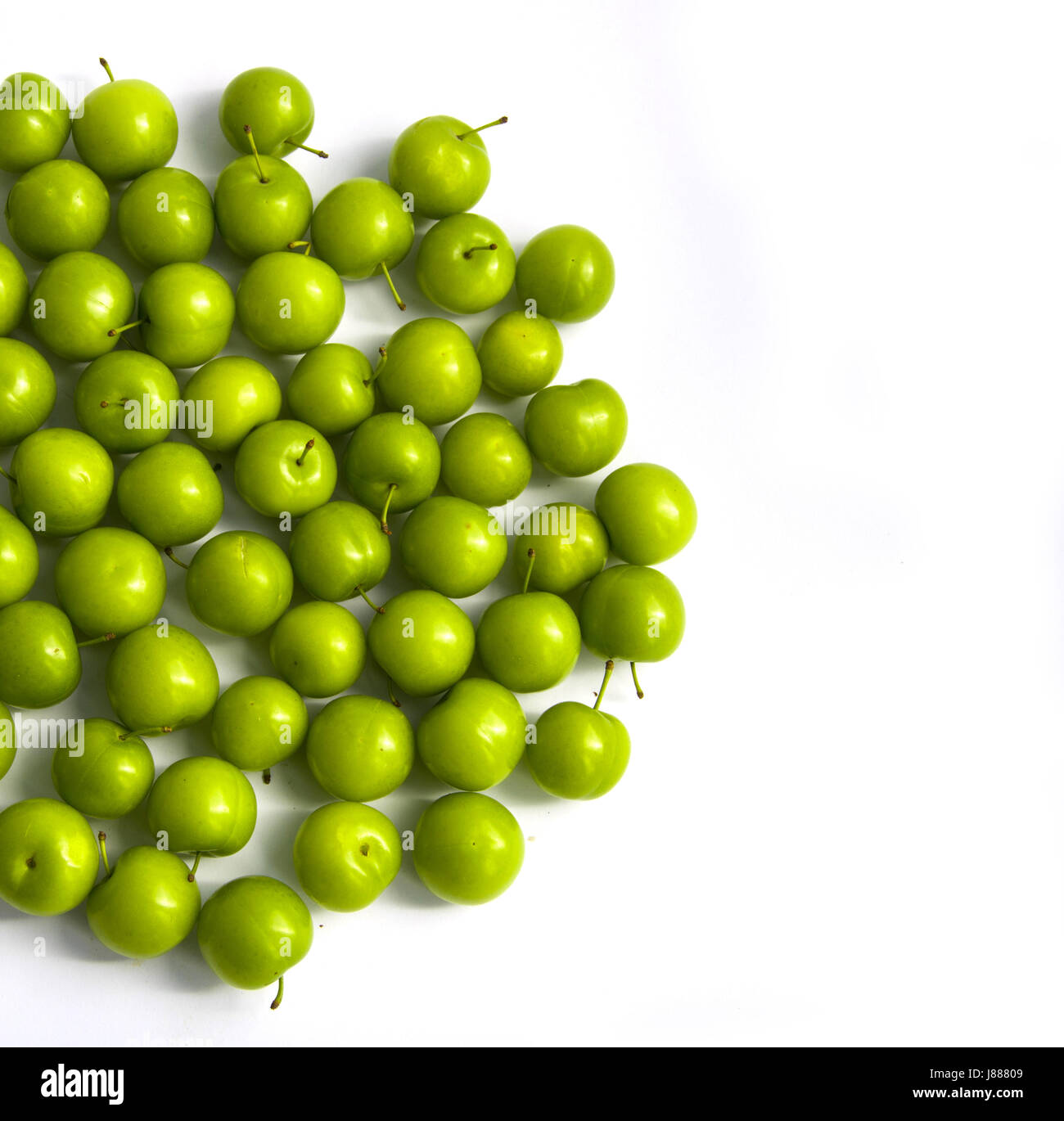 Sour plum pictures on white ground, wonderful sour plums Stock Photo ...