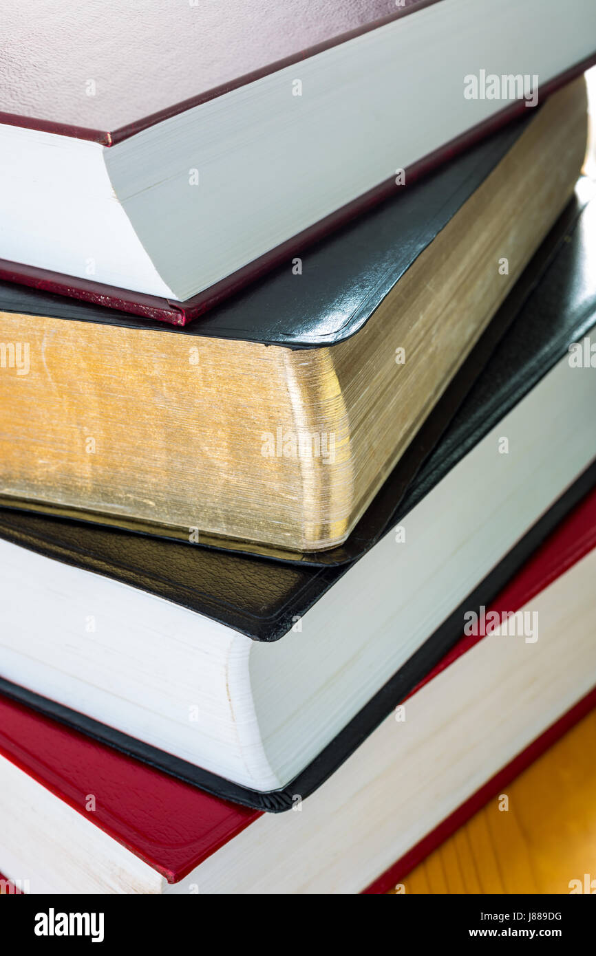 Stack of holy bibles Stock Photo - Alamy