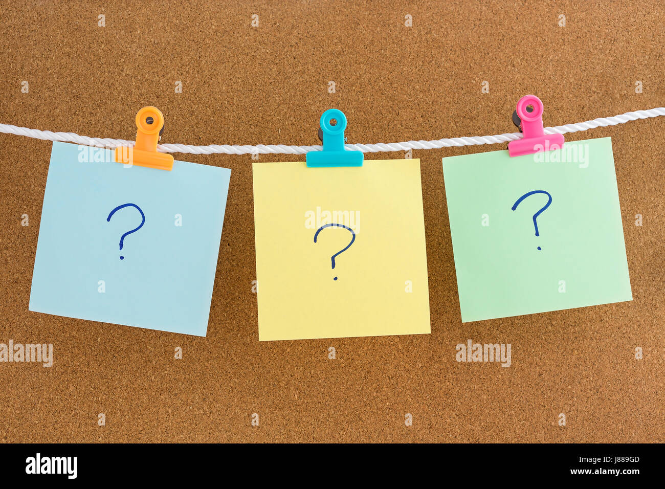 Reminder blue question mark hi-res stock photography and images - Alamy