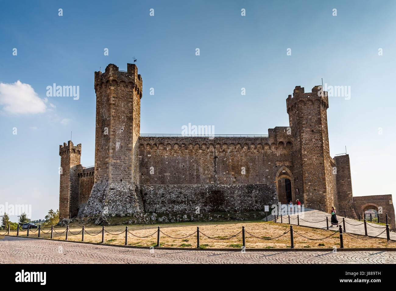 Castle of Montalcino, Tuscany, Italy - Famous Medieval Italian Fortress ...