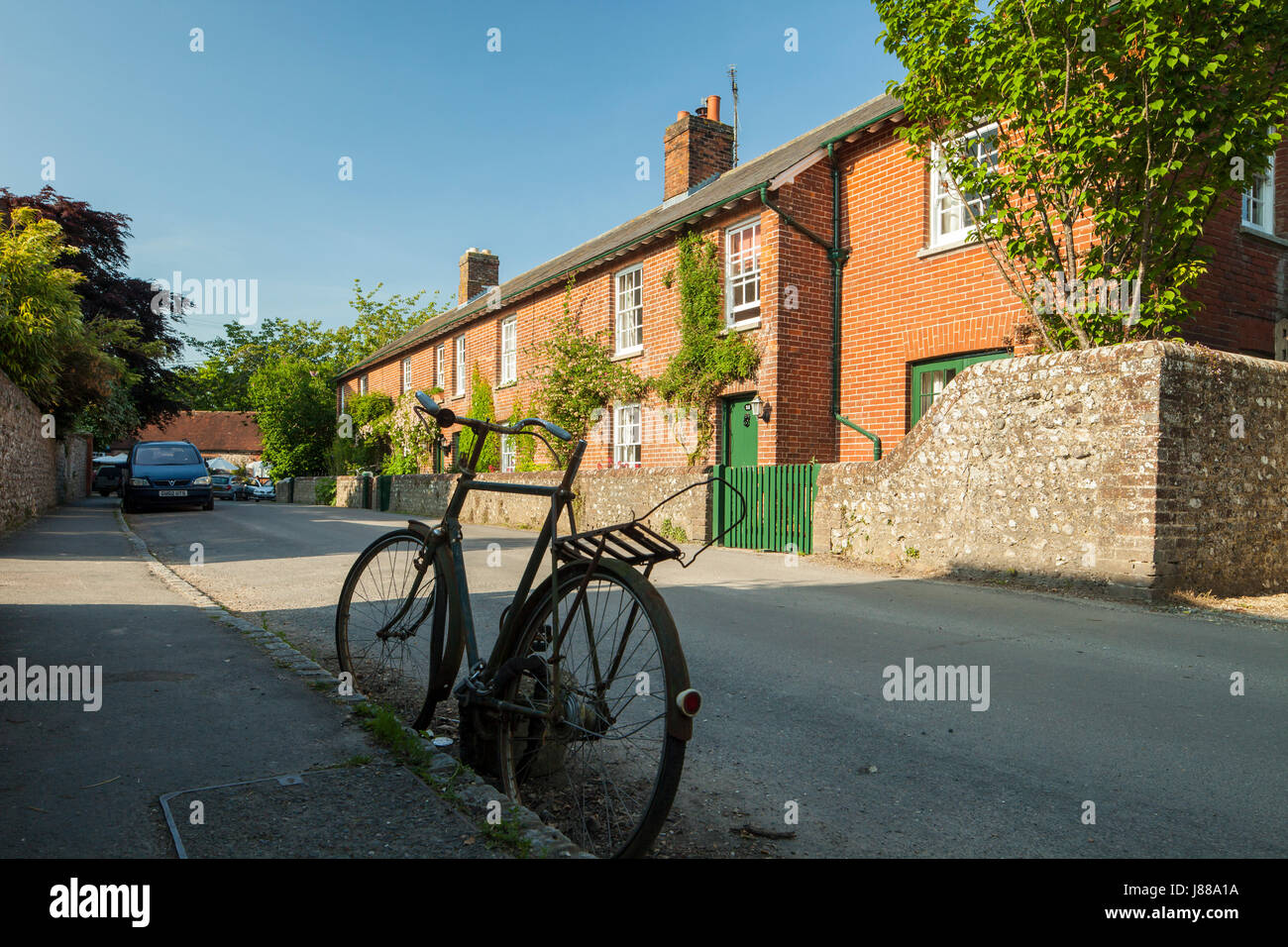 Spring afternoon in Firle village, East Sussex, England Stock Photo - Alamy