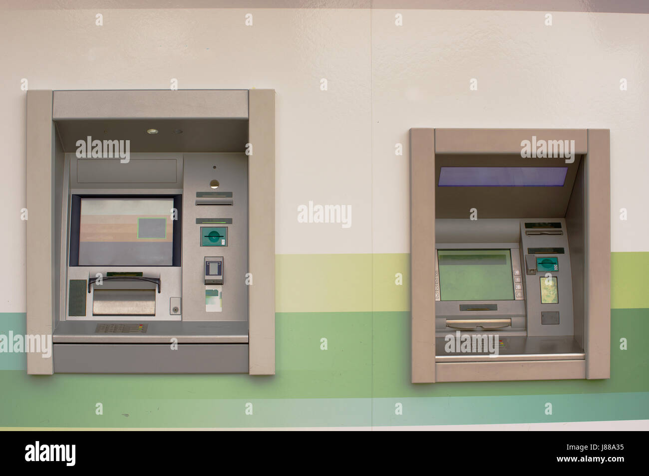 ATM banking machines Stock Photo - Alamy