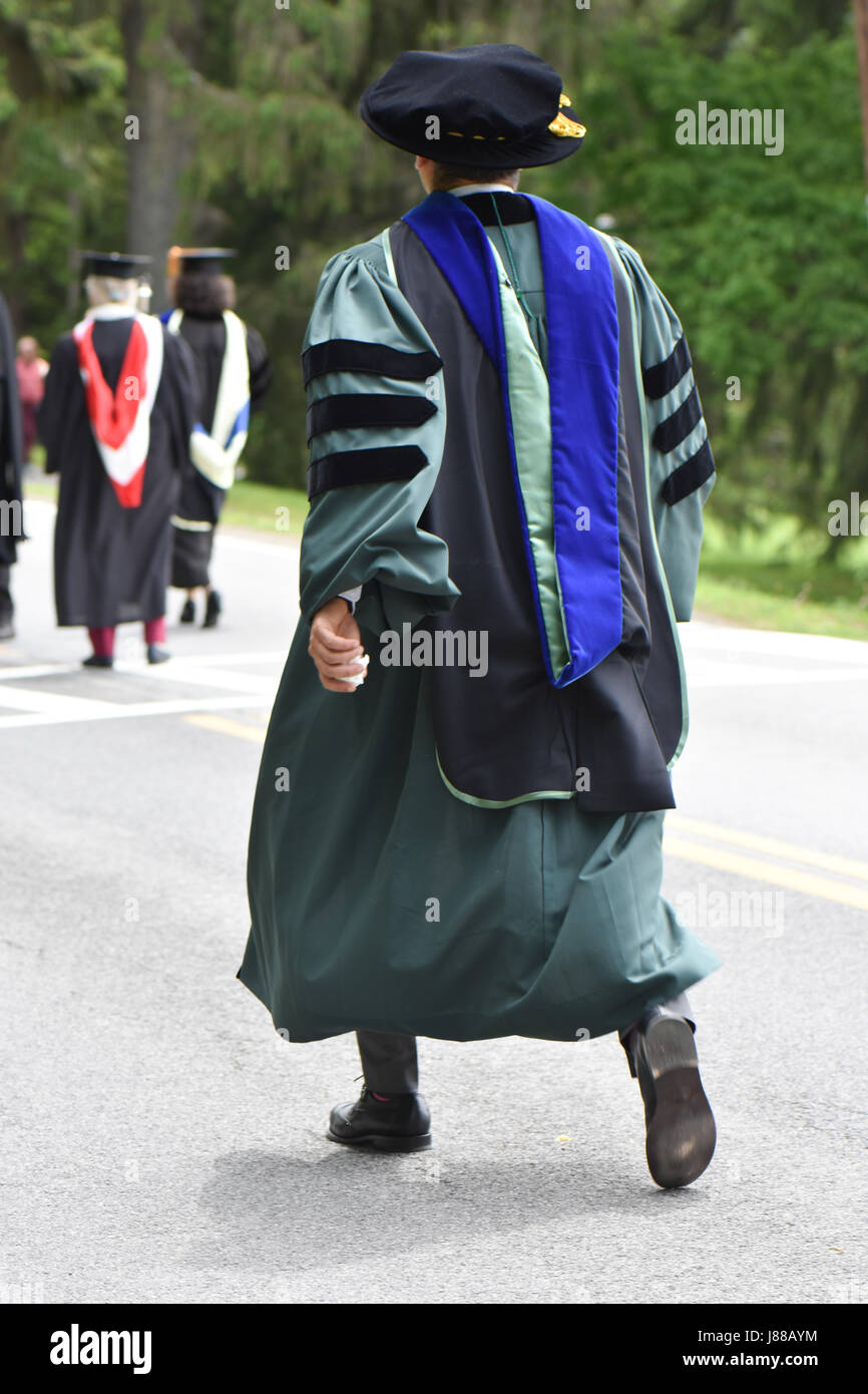 University professor regalia hi-res stock photography and images - Alamy