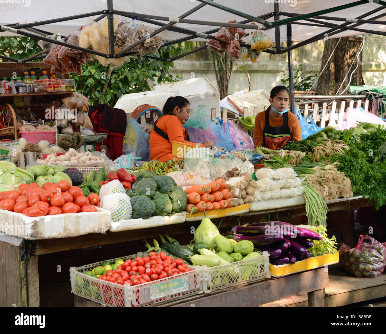 Local market at Stock Photo - Alamy