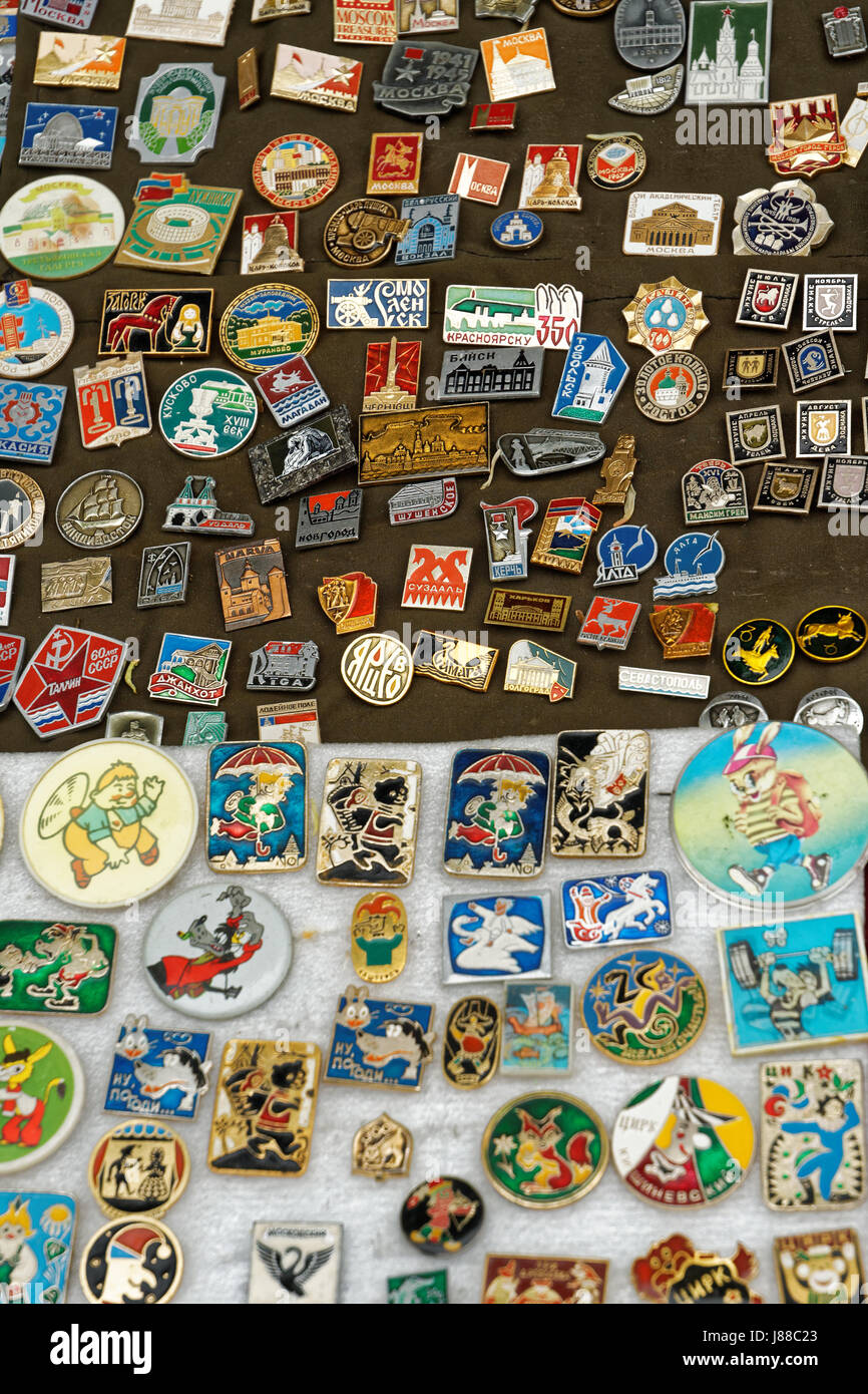 Photo collection of badges Stock Photo - Alamy