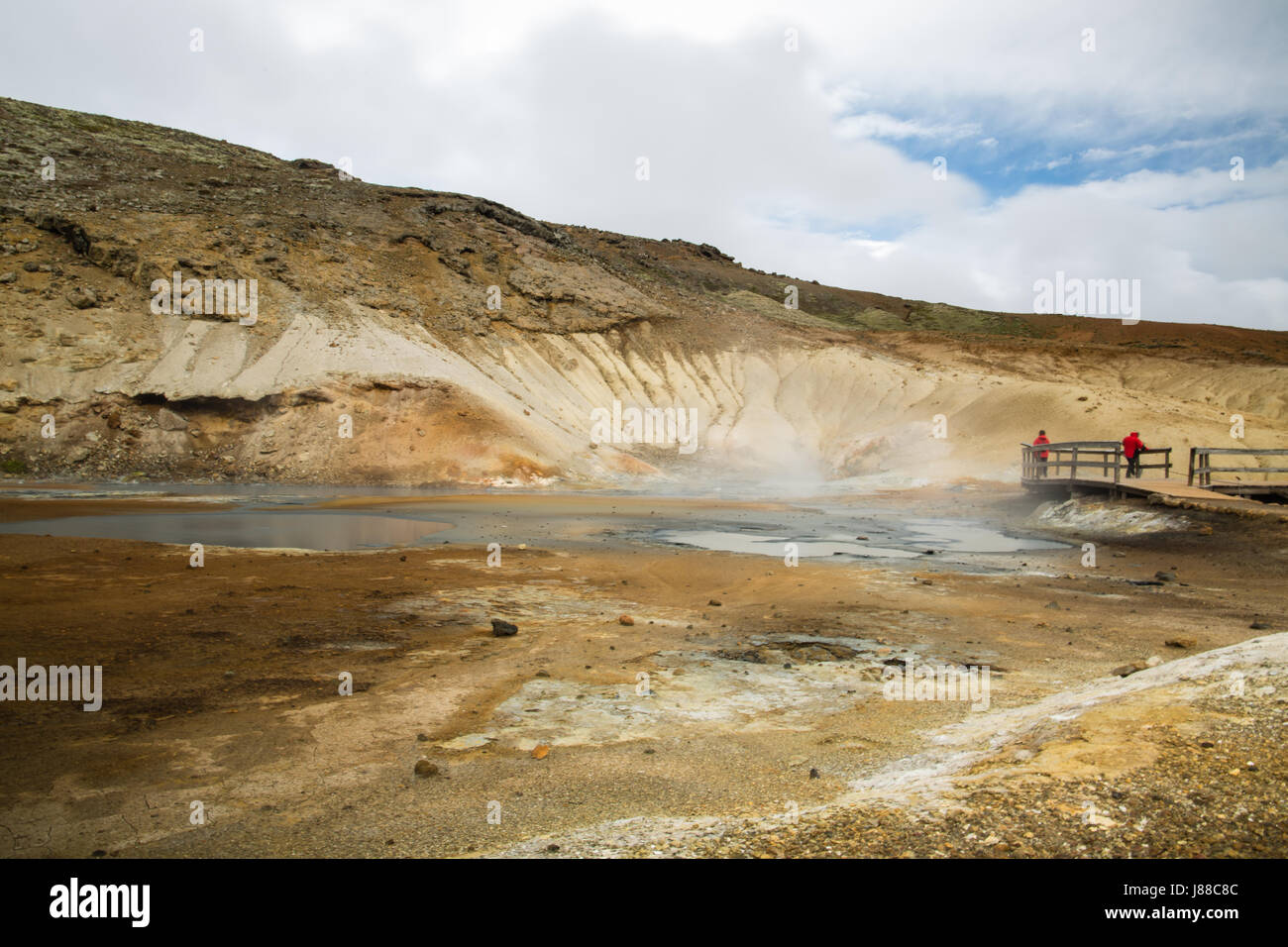 Geothermal area Krysuvík, Seltun, Reykjanes, Iceland Stock Photo - Alamy