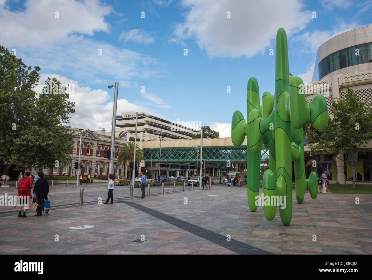 Perth,WA,Australia-November 16,2016: People in Forrest Place shopping ...