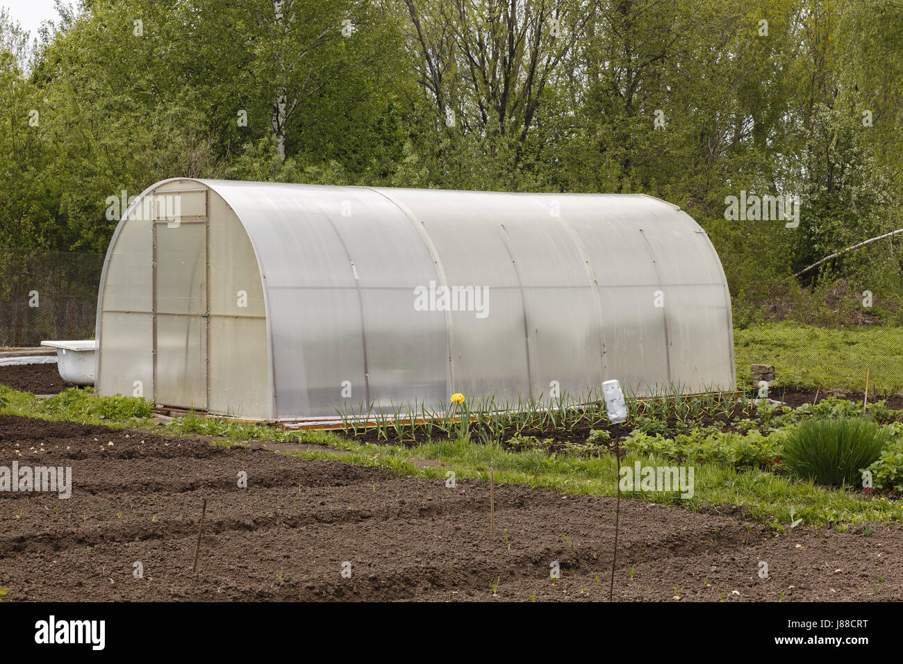Greenhouse made of polycarbonate Stock Photo - Alamy