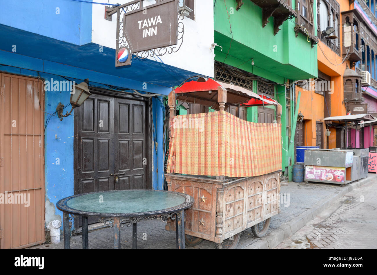 The Famous Food Street, Near Badshahi Mosque, Lahore, Pakistan Stock ...