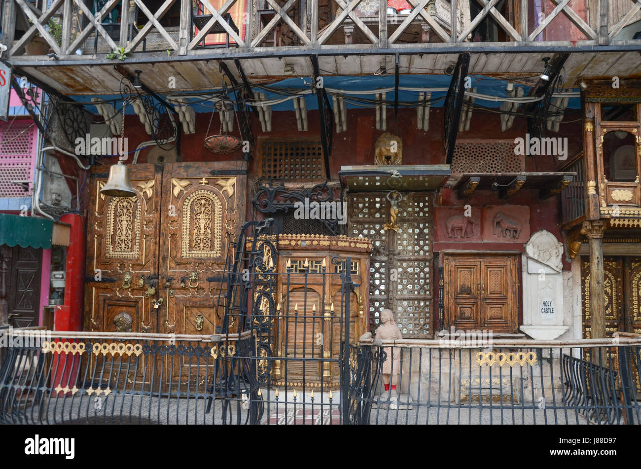 The Famous Food Street near Badshahi Mosque, Lahore, Pakistan Stock ...