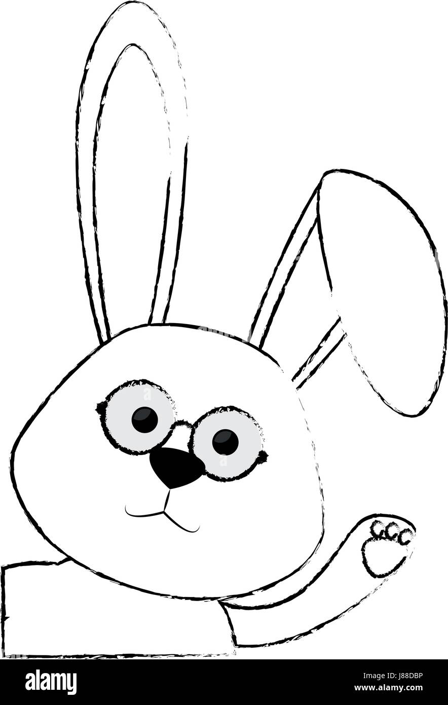 cute bunny icon Stock Vector Image & Art - Alamy