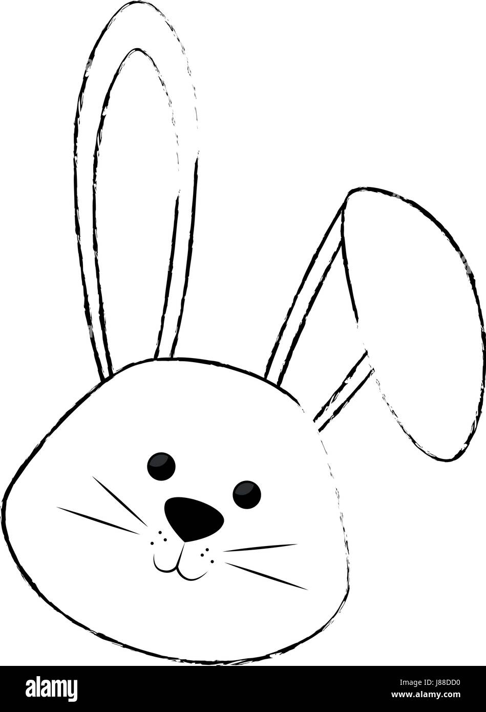 cute bunny icon Stock Vector Image & Art - Alamy