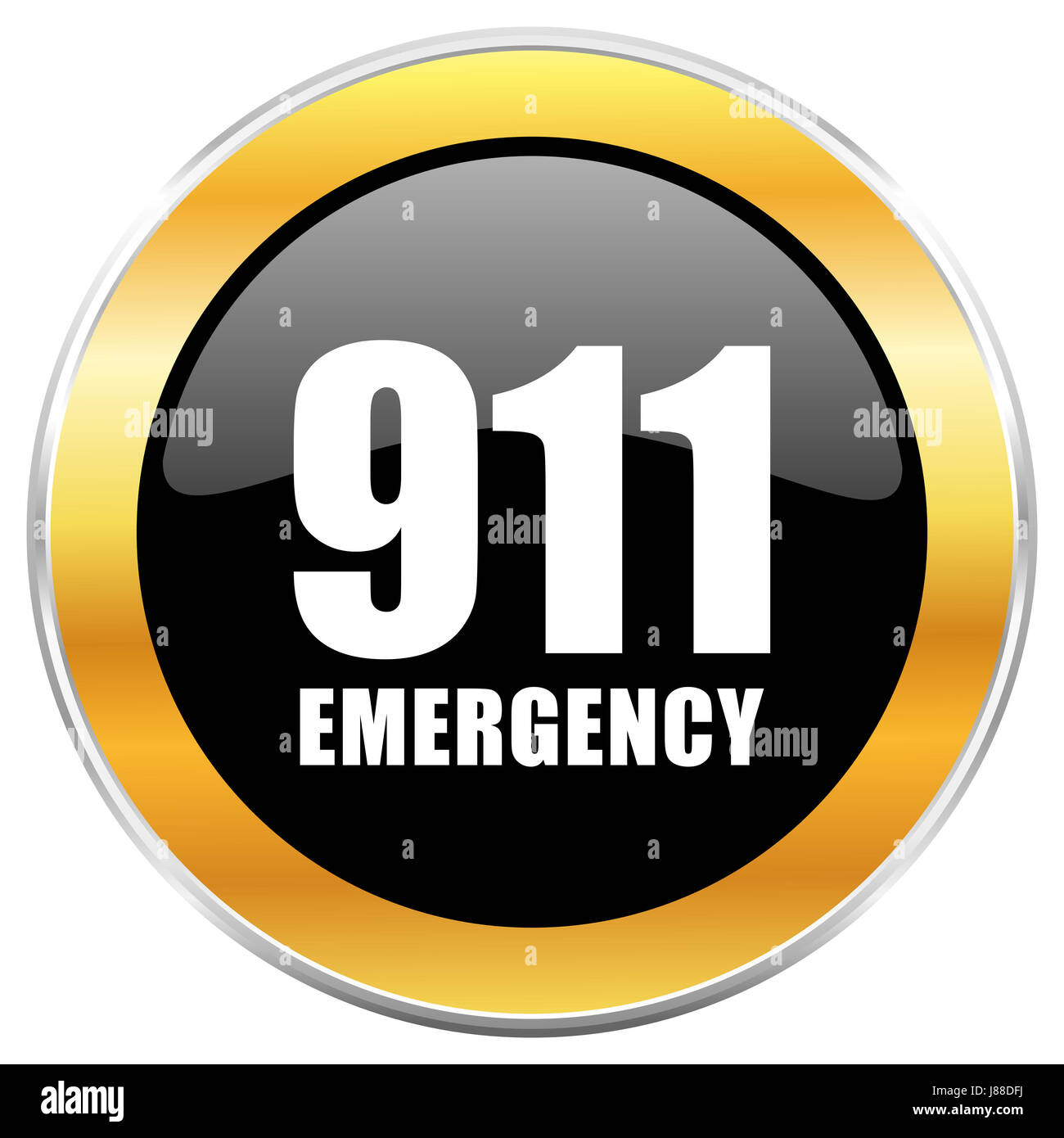 Number 911 icon hi-res stock photography and images - Alamy