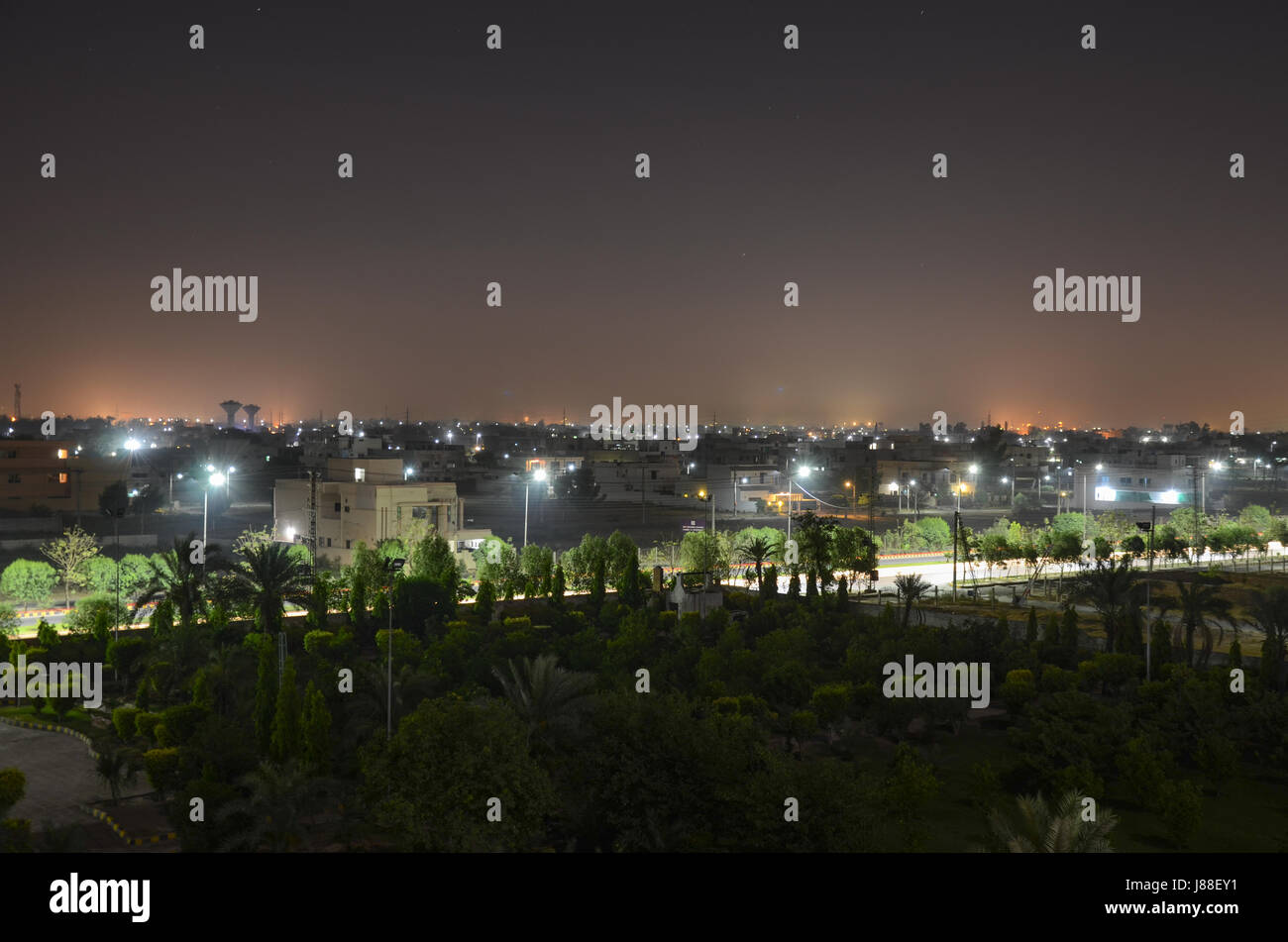 Lahore Night View, Lahore, Pakistan Stock Photo - Alamy