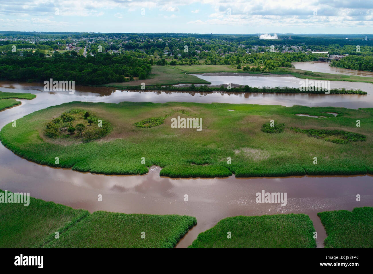 River and marshes hi-res stock photography and images - Alamy