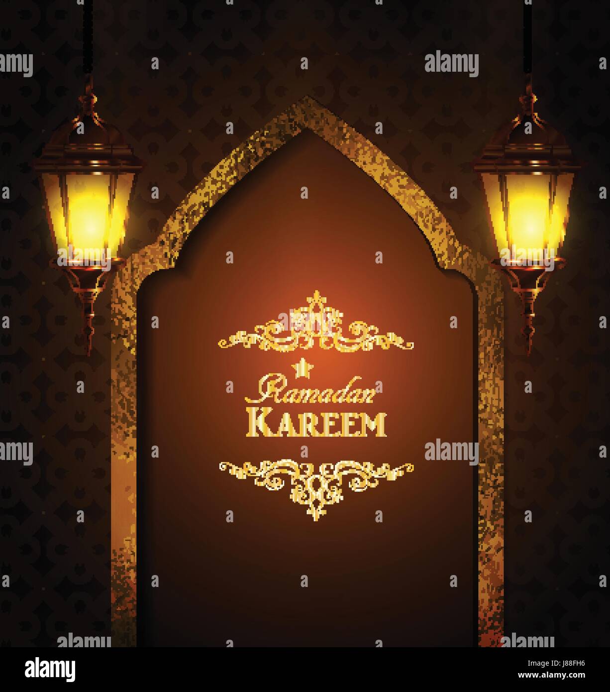 Islamic design mosque door Stock Vector Image & Art - Alamy