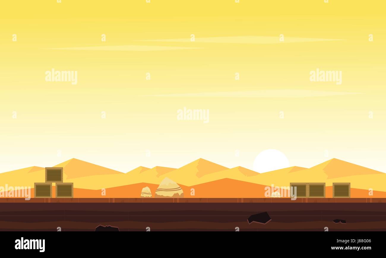 Game background with desert collection Stock Vector Image & Art - Alamy