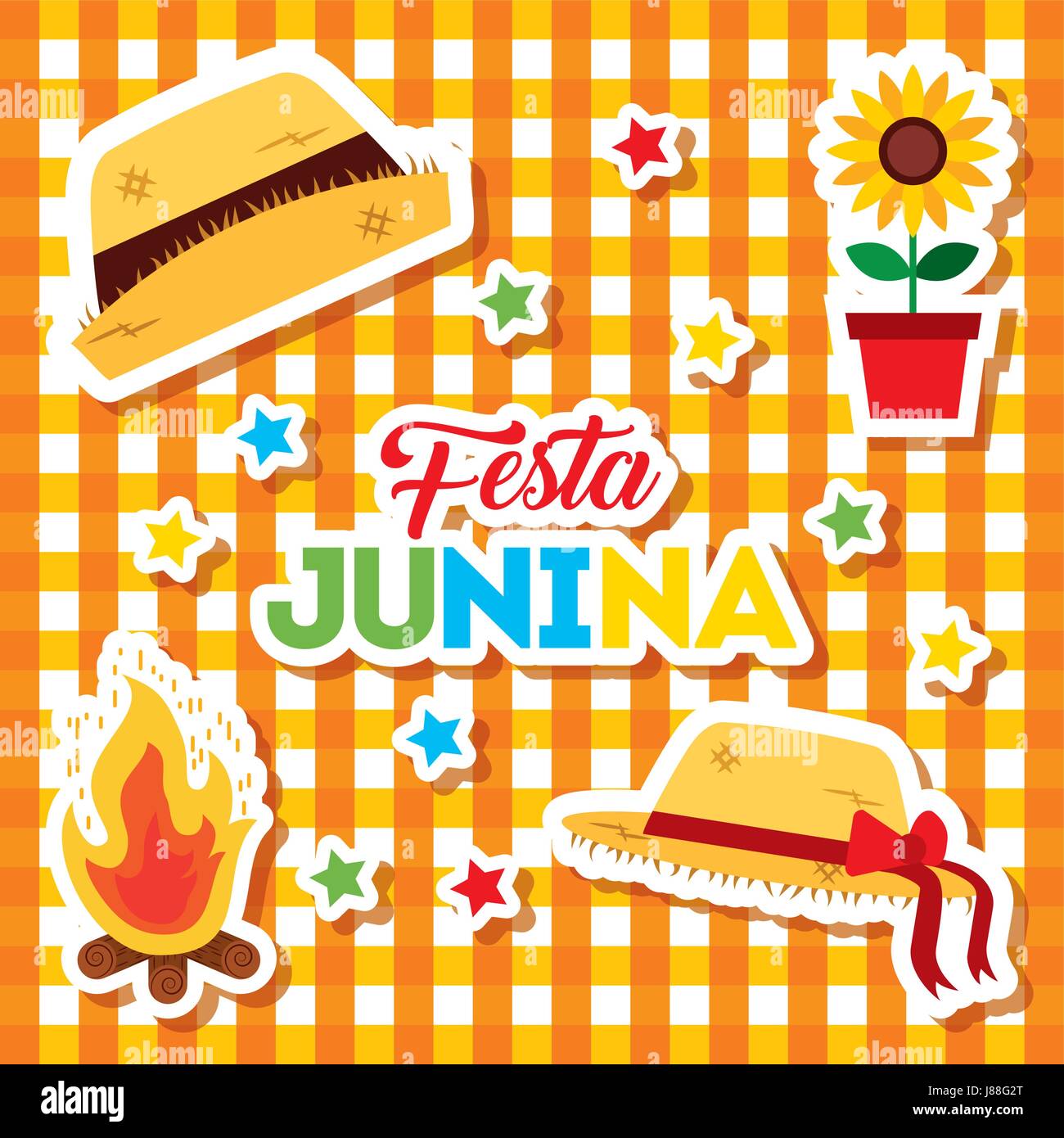 festivity june illustration Stock Vector Image & Art - Alamy