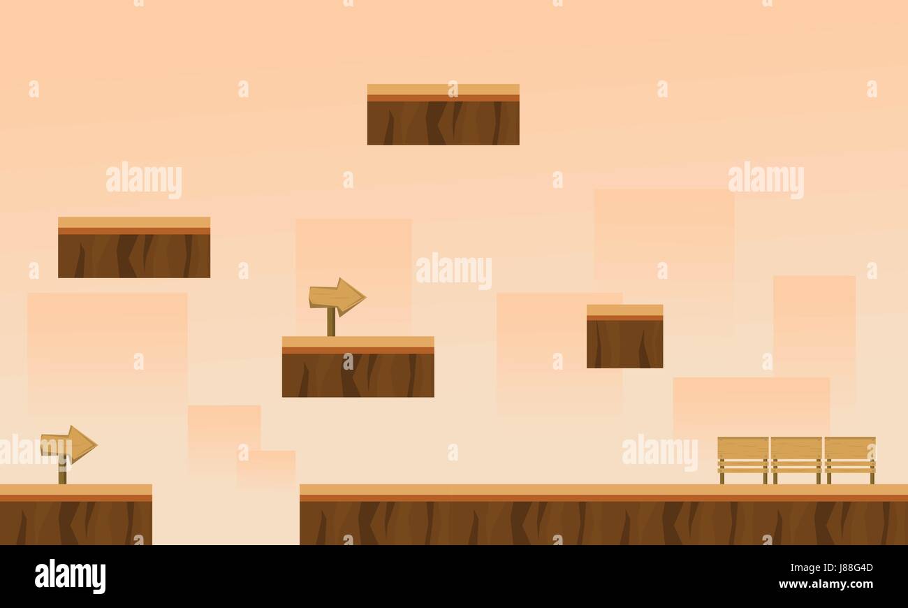 Brown background game style collection Stock Vector Image & Art - Alamy