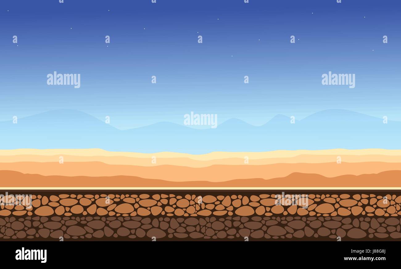 Desert landscape game background style Stock Vector Image & Art - Alamy