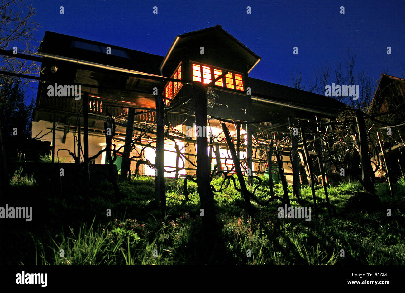 house, building, shine, shines, bright, lucent, light, serene, luminous ...