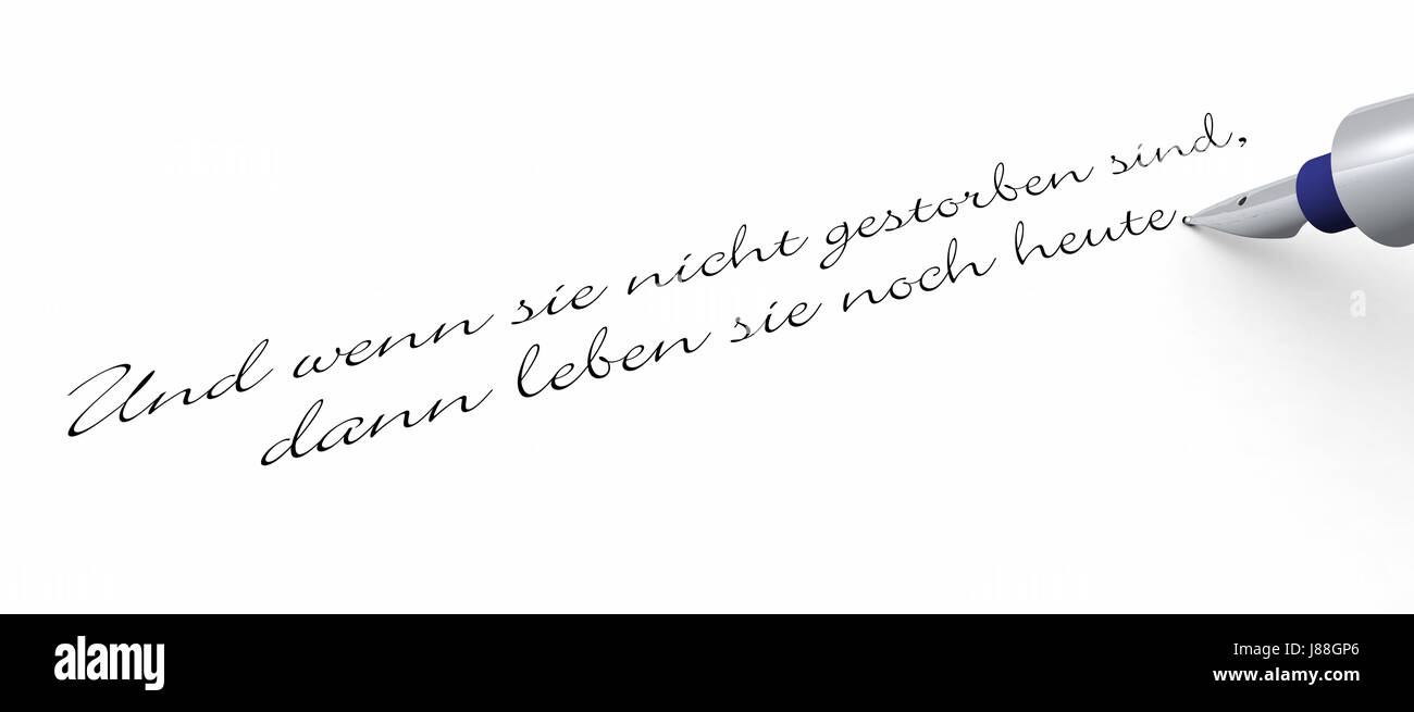 story, fairy tale, end, handwriting, storybook, sheet of paper, paper ...