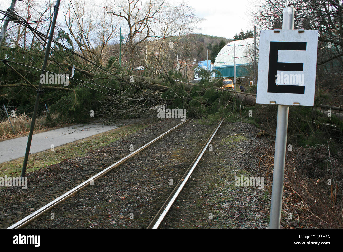 danger, tram, hurricane, weather, railway, locomotive, train, engine ...