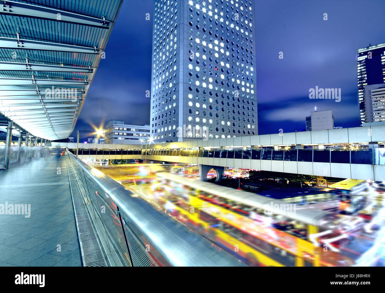 traffic, transportation, bridge, night, nighttime, car, automobile ...