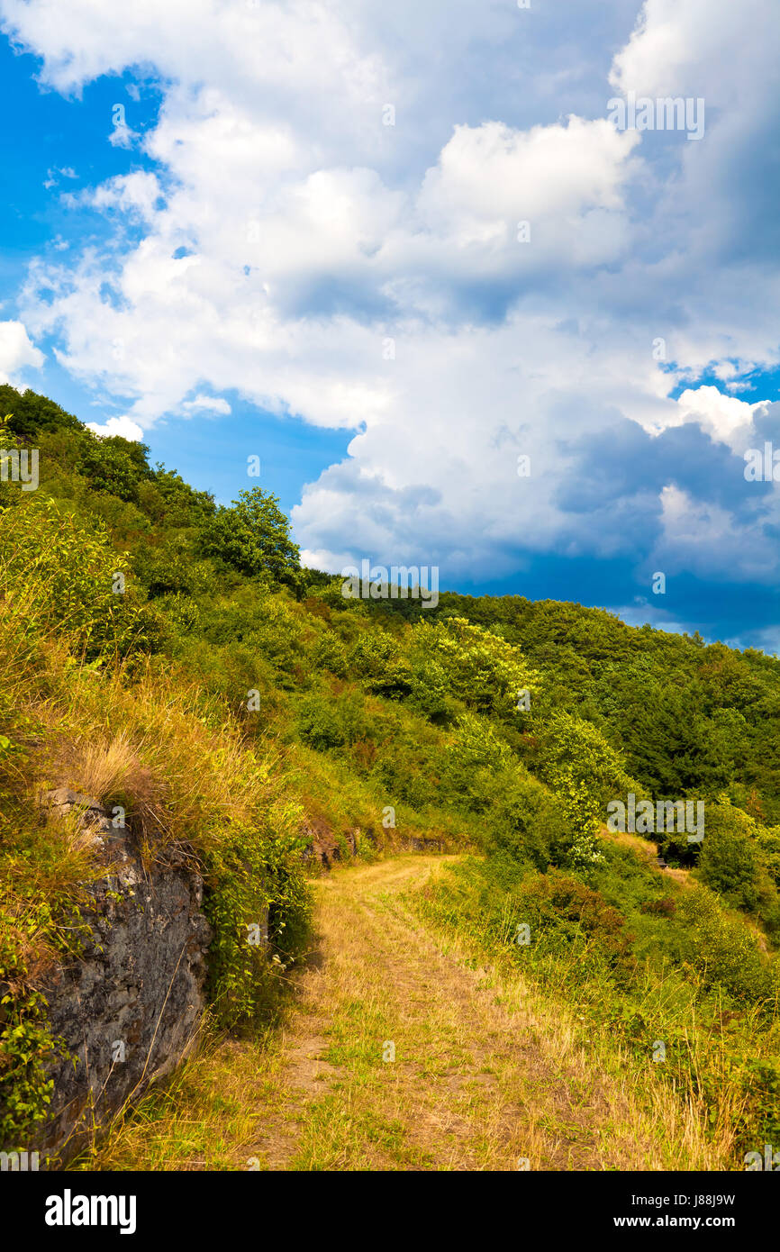 path in rolling countryside Stock Photo - Alamy