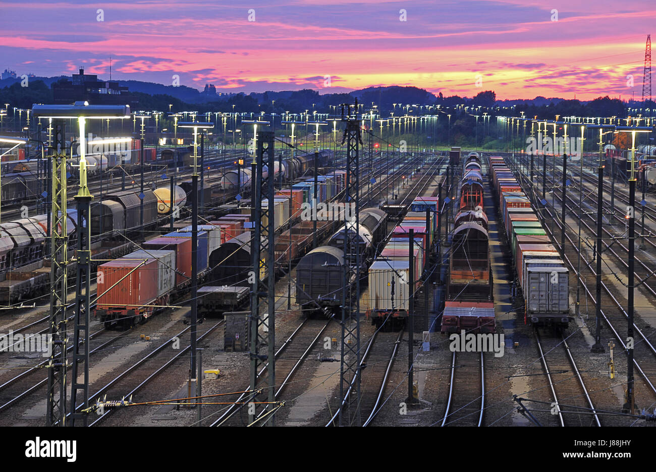 station, hamburg, goods station, traffic, transportation, rail traffic ...