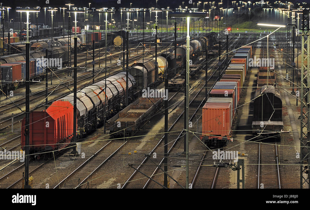 station, hamburg, goods station, traffic, transportation, rail traffic ...