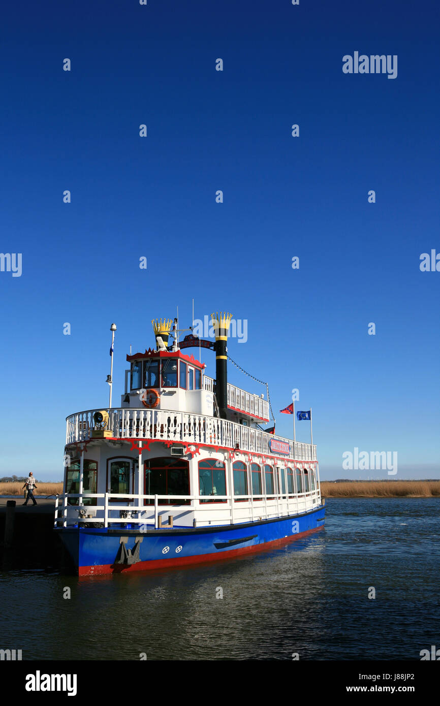 steamboat, river, water, national park, conservation of nature Stock ...