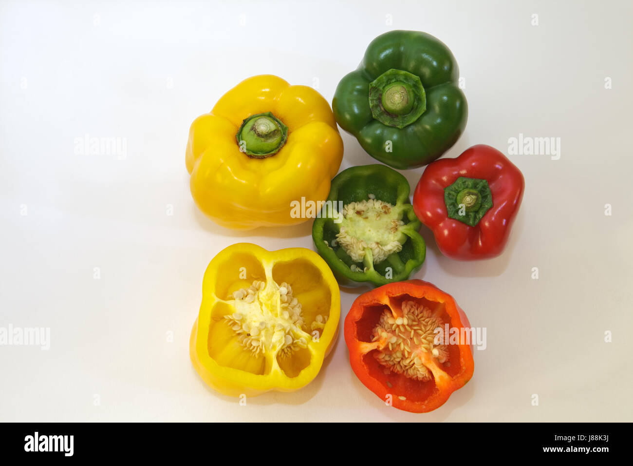 green, vegetable, colors, colours, red, yellow, food, aliment, pepper ...