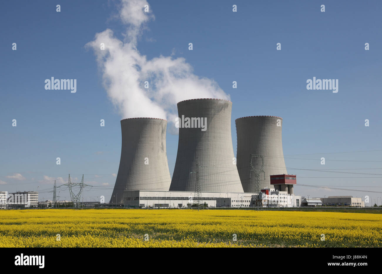 temelin nuclear power plant Stock Photo - Alamy