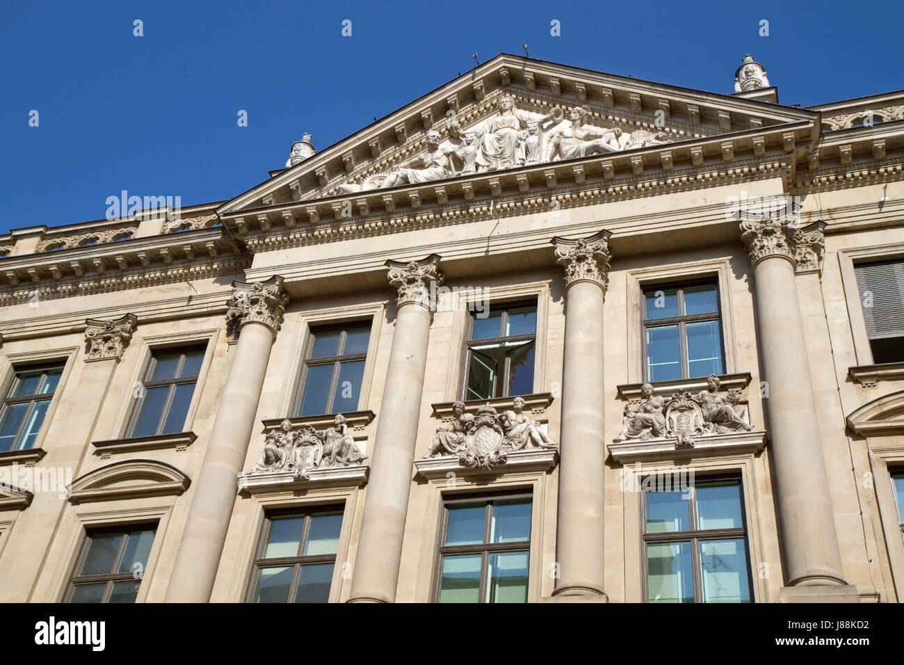 bavaria, munich, state bank, building, buildings, historical, stone ...