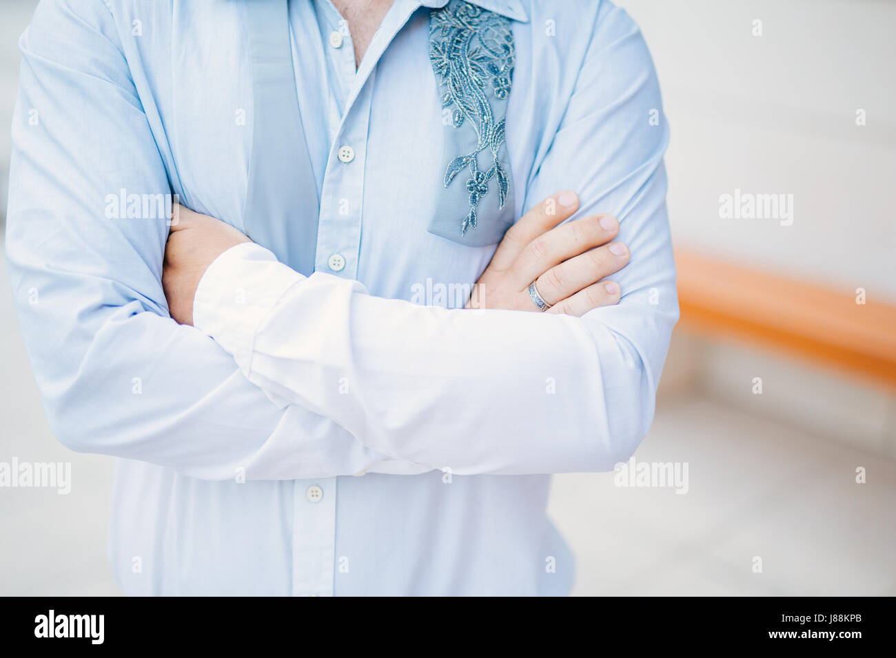 Male hands crossed on chest High Resolution Stock Photography and ...