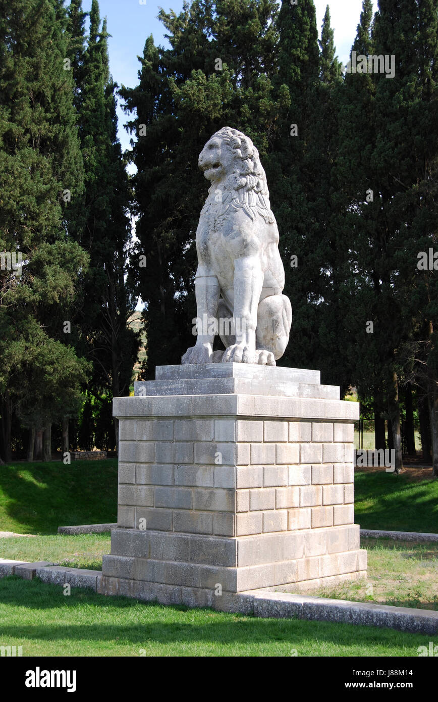 lion of chaeronea Stock Photo - Alamy