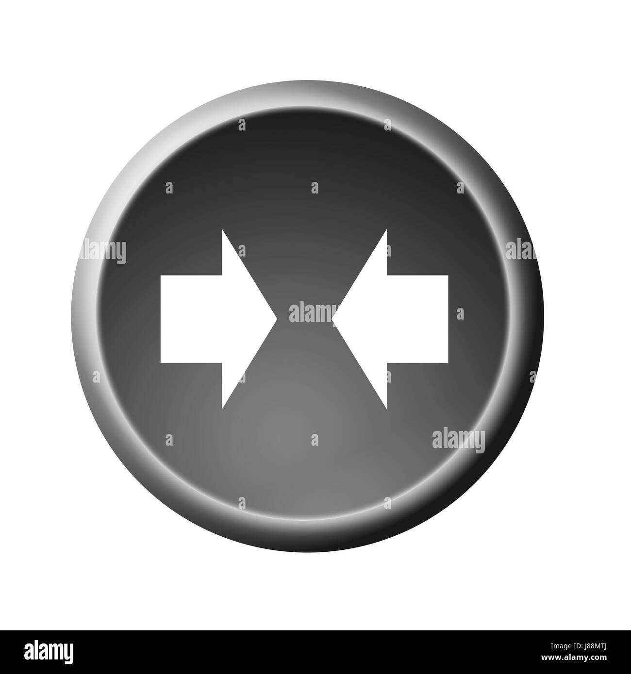 3d arrow target Black and White Stock Photos & Images - Alamy