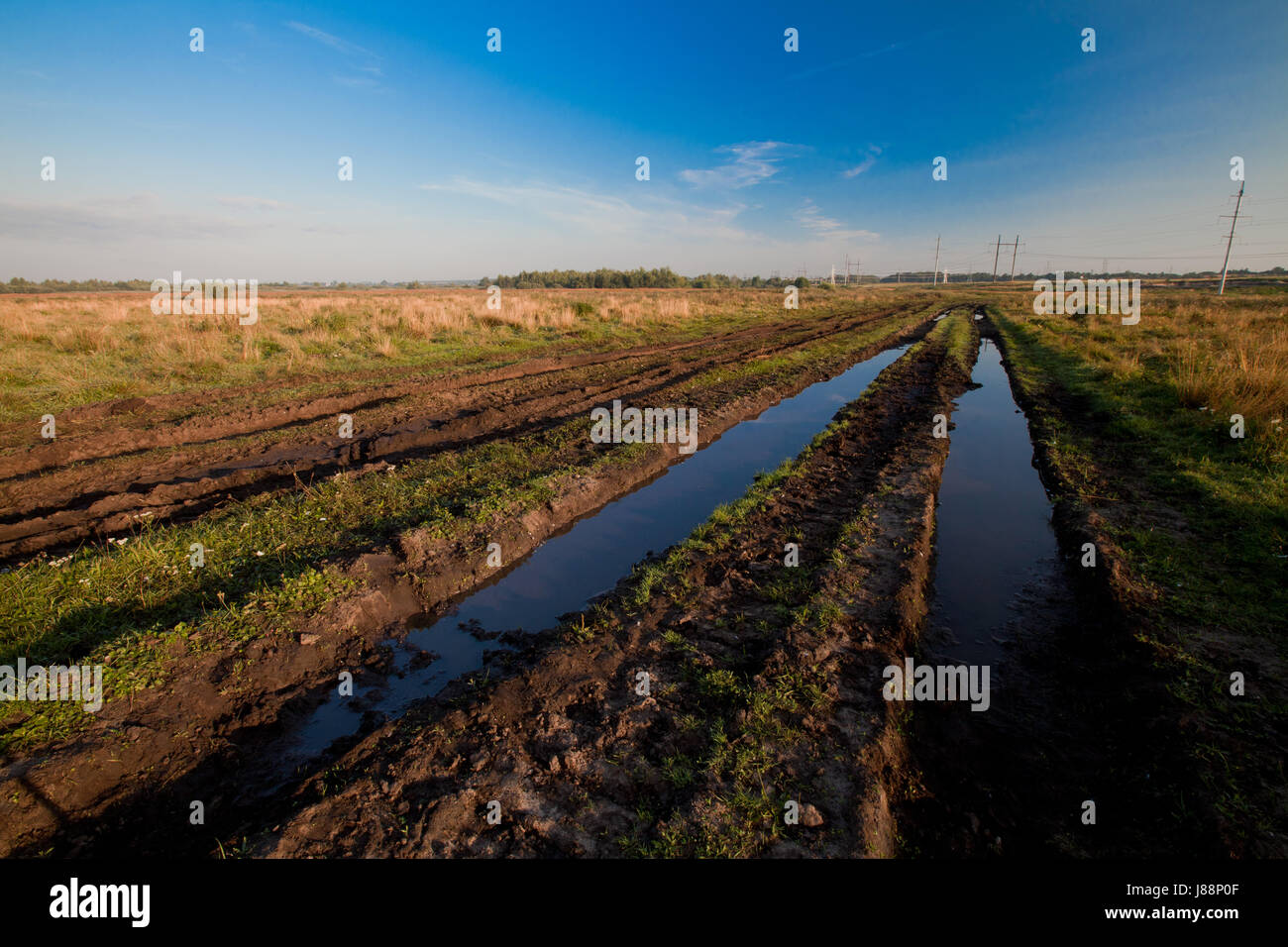 dirt, meadows, mud, rut, landscape, scenery, countryside, nature, road ...