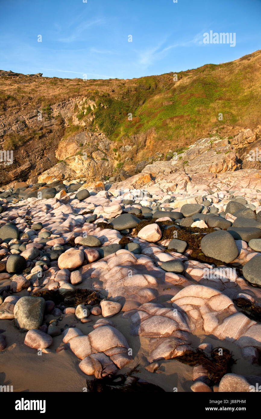 beach, seaside, the beach, seashore, france, bay, brittany, cliff ...