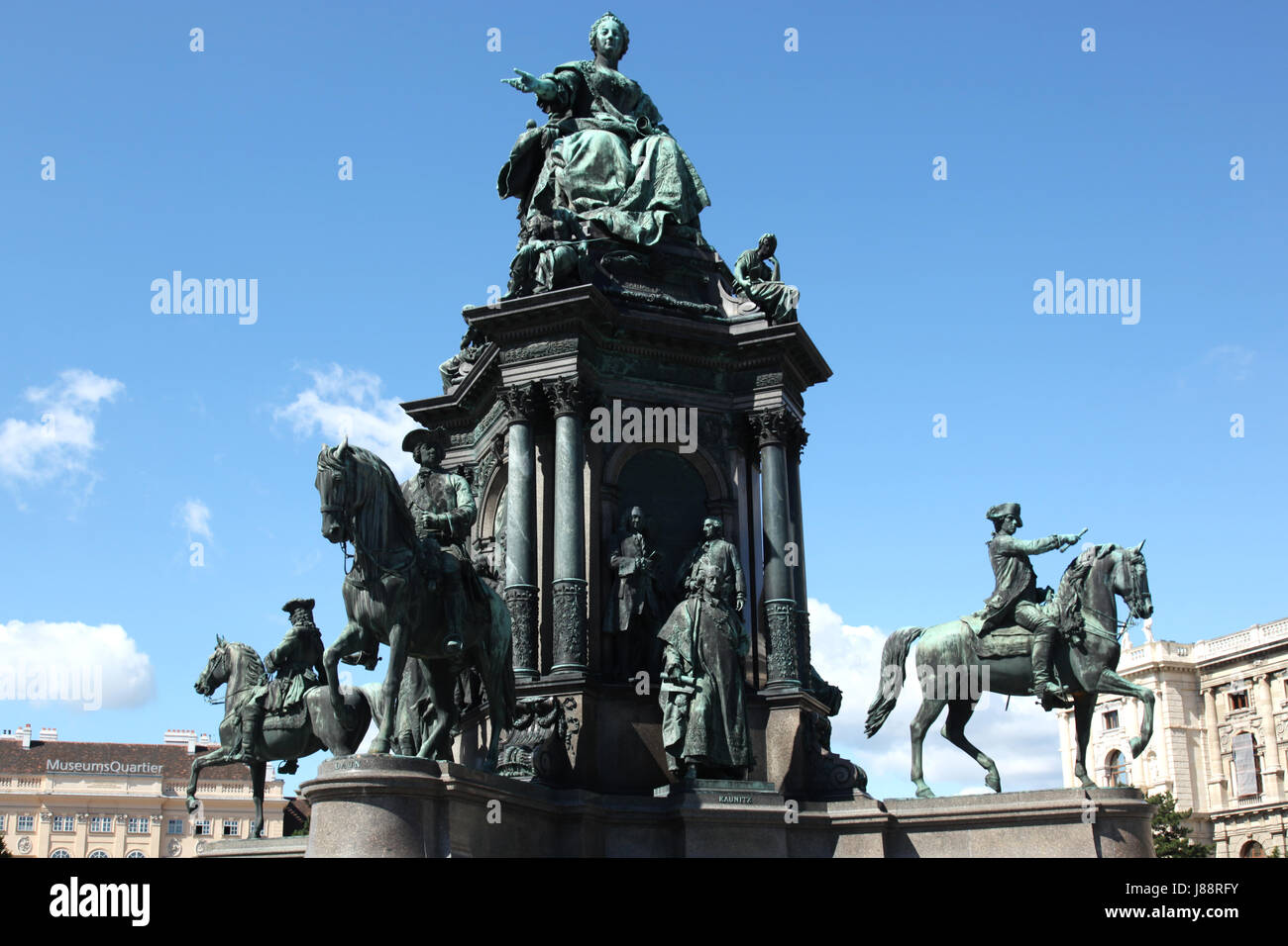 monument, vienna, austrians, square, imperial, art, museum, centre ...