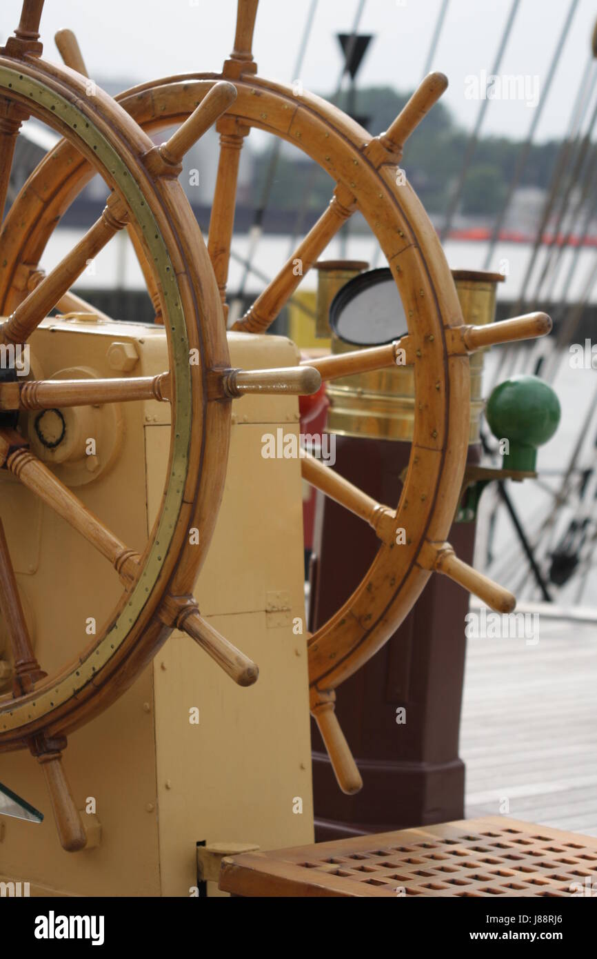 on an old windjammer,square rigger Stock Photo - Alamy