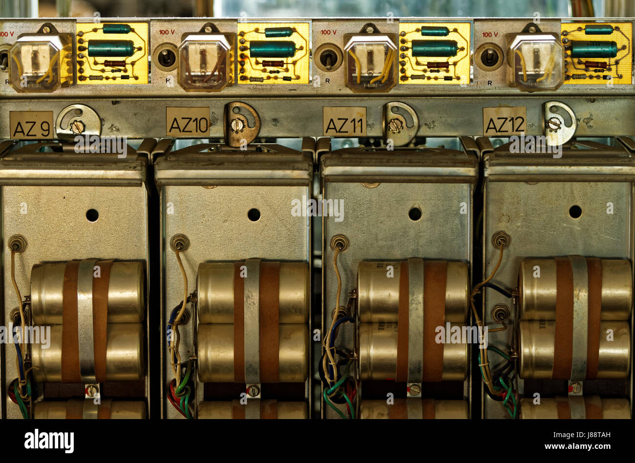 Motherboard old capacitors hi-res stock photography and images - Alamy