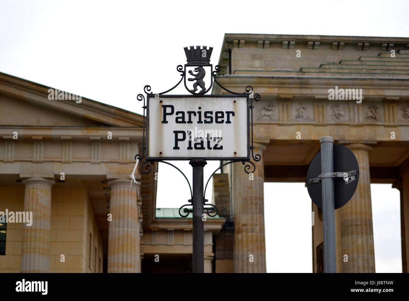 berlin, signposts, capital, emblem, retro, shield, old, unter den ...