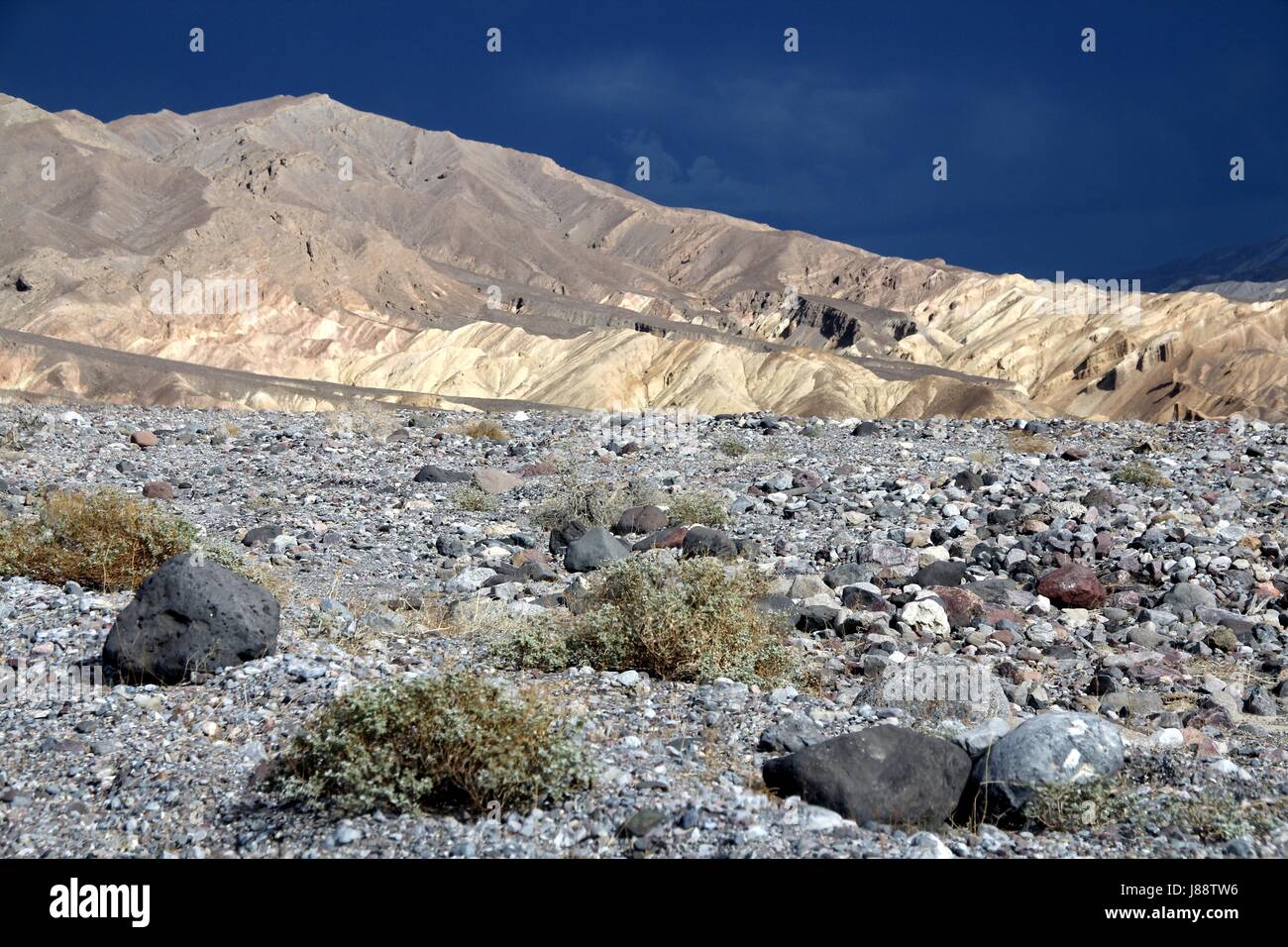 usa, rock, scree, erosion, desert, wasteland, thunder-storm ...