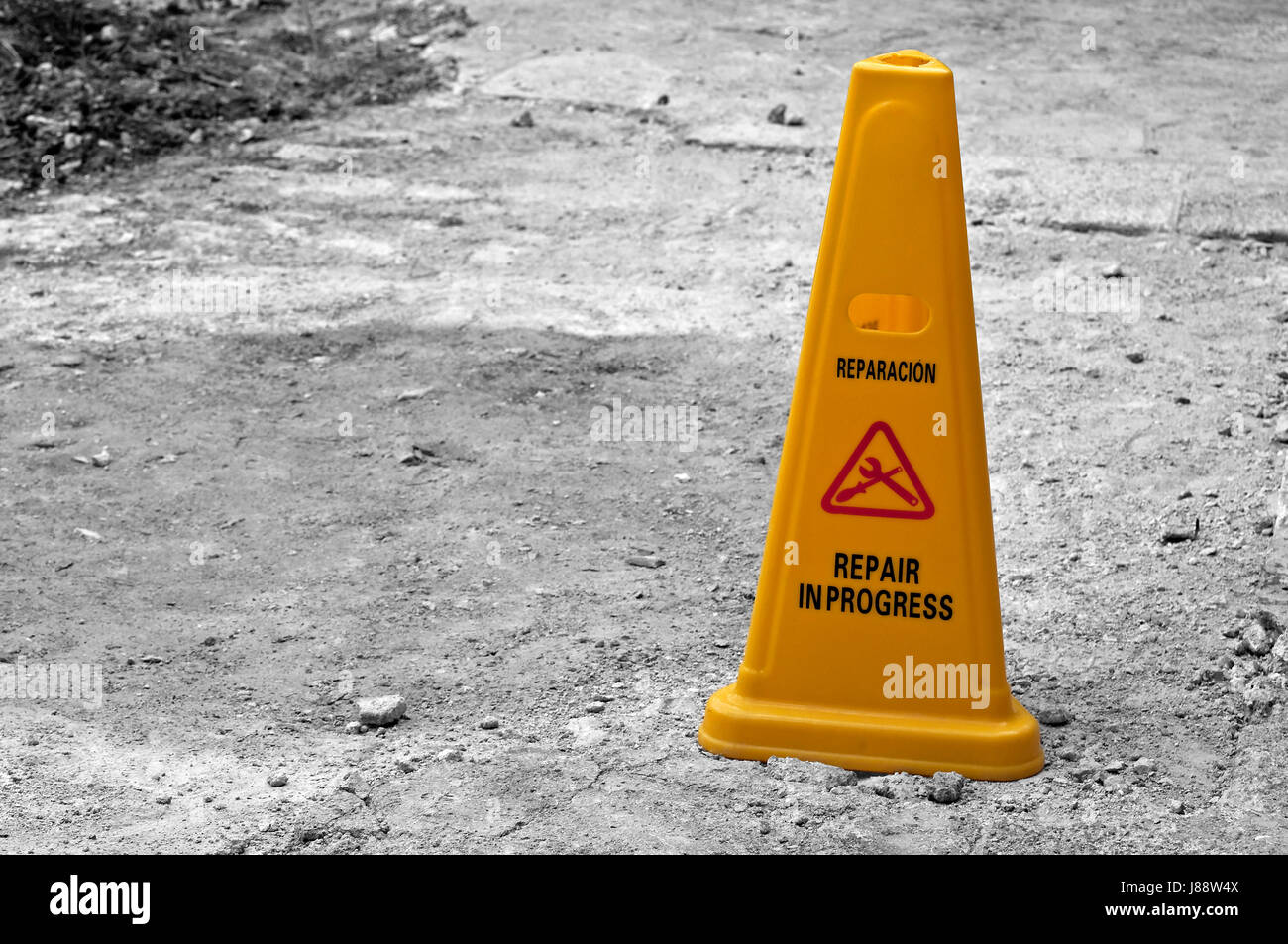 repair, work, factory, cone, sidewalk, maintenance, security, safety ...