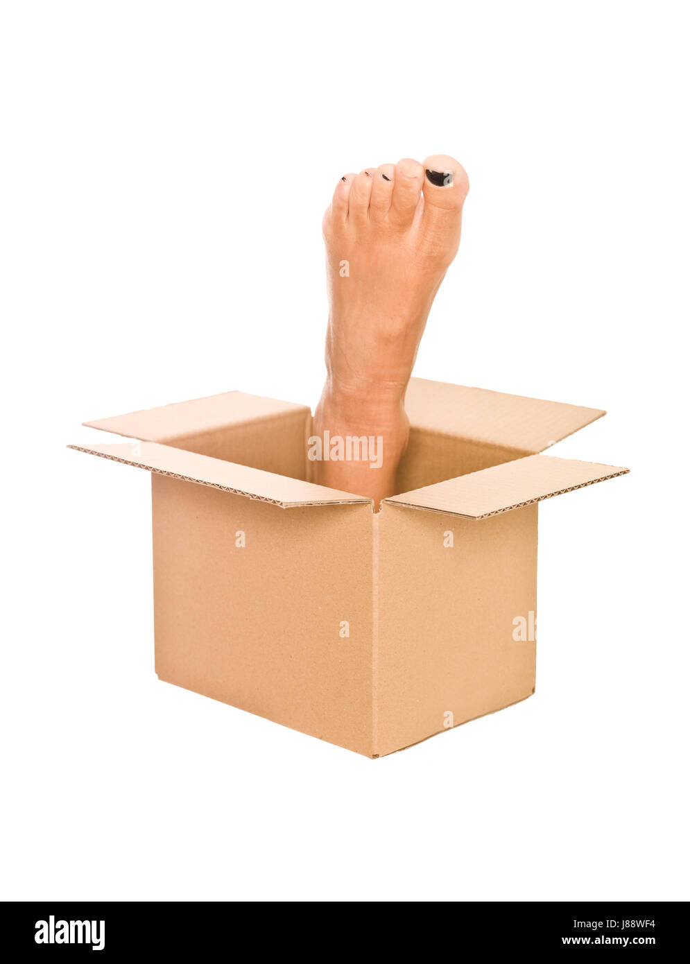 men, man, isolated, foot, open, package, opening, box, boxes, escape ...