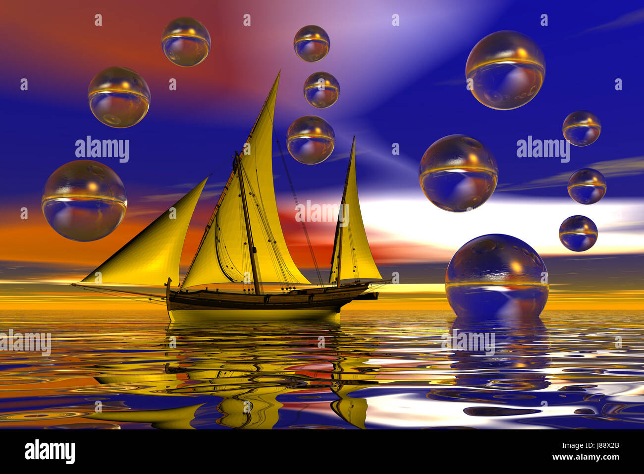 seafaring, dream, sailing ship, sailing boat, sailboat, rowing boat ...