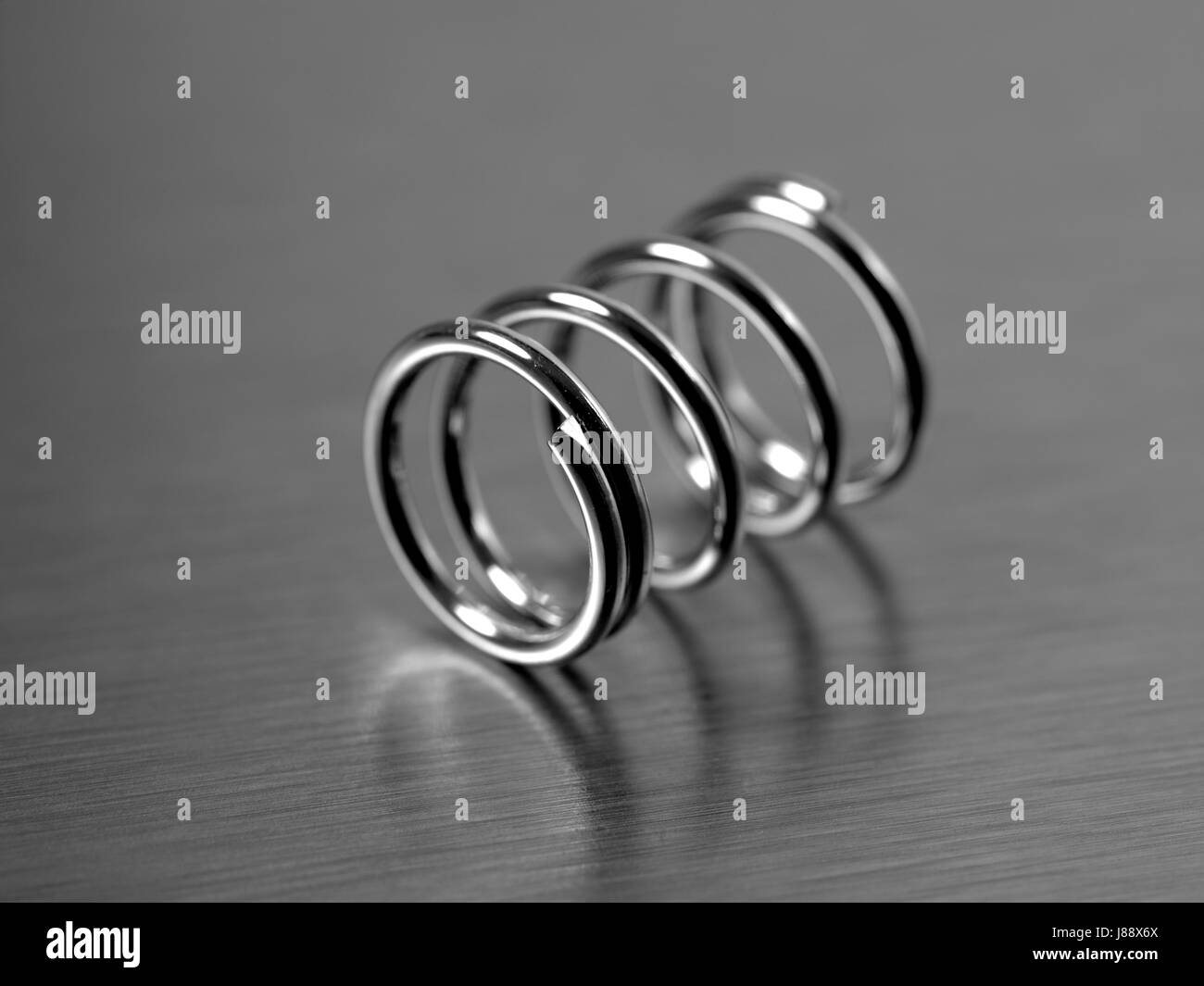 close, tool, component, isolated, industrial, hardware, iron, spring ...