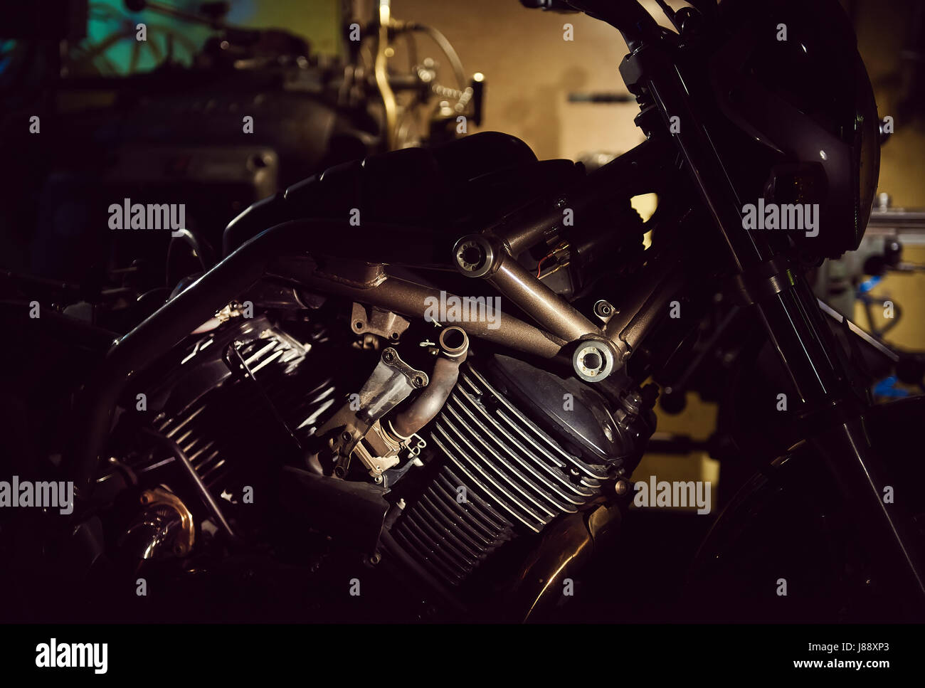 Repair motorcycle hi-res stock photography and images - Alamy